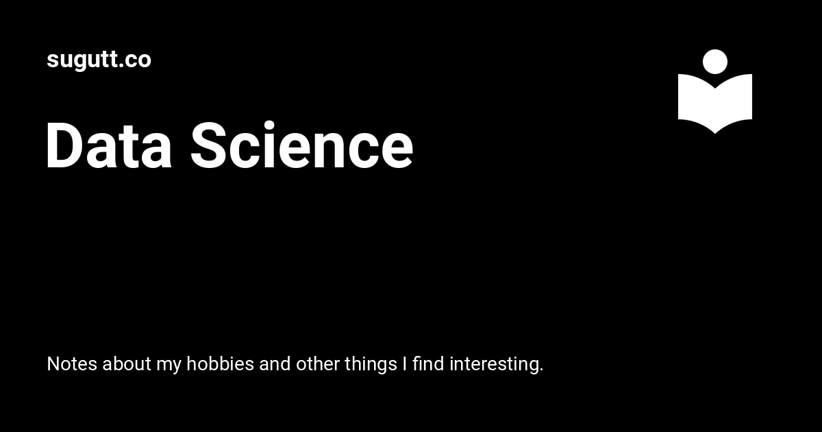 Data Science - sugutt.co